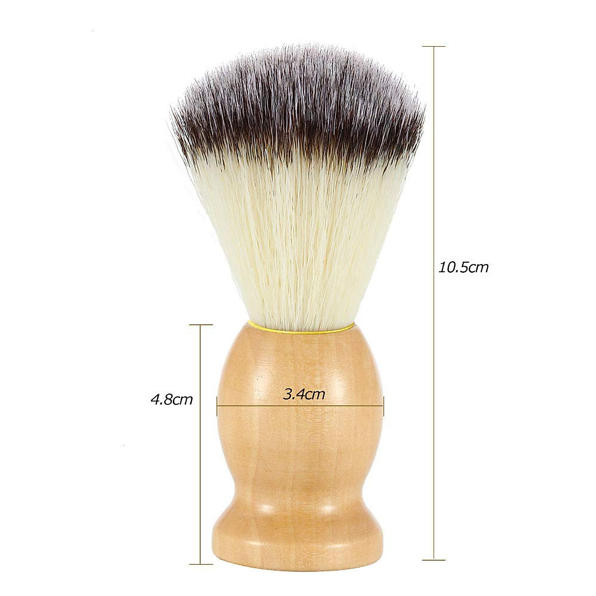 Shaving Brushes,DaKuan 2 Packs Wooden Handle Shaving Brushes,Luxury Professional Hair Salon Tool for Men