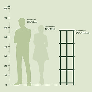 Furinno Turn-N-Tube 5 Tier Corner Display Rack Multipurpose Shelving Unit, 1-Pack, Espresso/Black