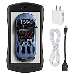 Kids Tablet Dual Band 5G WiFi Home Sports Car Shape Kids Tablet for Travel (US Plug)