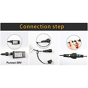 LED Christmas Tree Lights Outdoor/Indoor,Fairy Lights with 8 Lighting Modes,Warm White Twinkle Lights for Garden,String Lights for Bedroom,Led Light Strips,Halloween Lights Outdoor (100 LEDs)