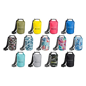 Skog Å Kust DrySak - Roll Top Waterproof Bag for Travel & Outdoors - 5L Palm