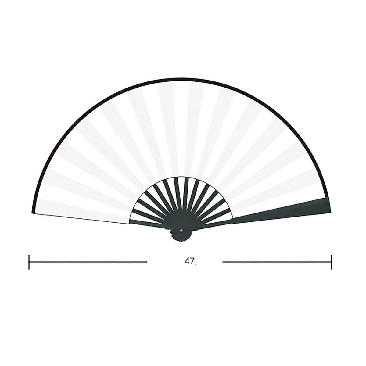 Folding Hand Fan Folding Fan Handheld Folded Fan Chinese Style Bamboo Folding Fan, Portable, Calligraphy, Paint, Summer Fan Foldable Fan Hand Held Fans (Color : A5, Size : 26.5 * 47cm)