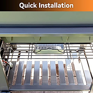 SHINESTAR 20-Pack Grill Drip Pans for Weber SmokeFire, Summit, Genesis Series, 11 x 5 Inch Disposable Aluminum Foil Grease Tray Liners