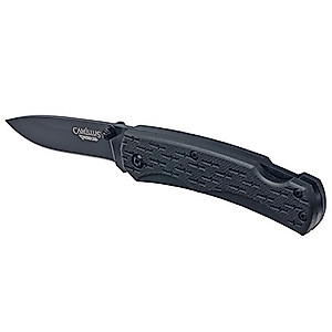 Camillus CamLite 6.25" Folding Knife Tactical Pocket Knife, Black (19200)