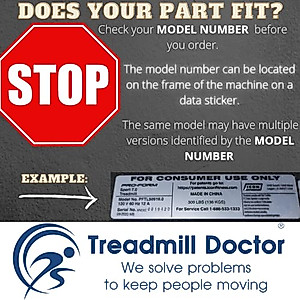 Treadmill Doctor Proform 385ex Treadmill Running Belt Model# PFTL38580