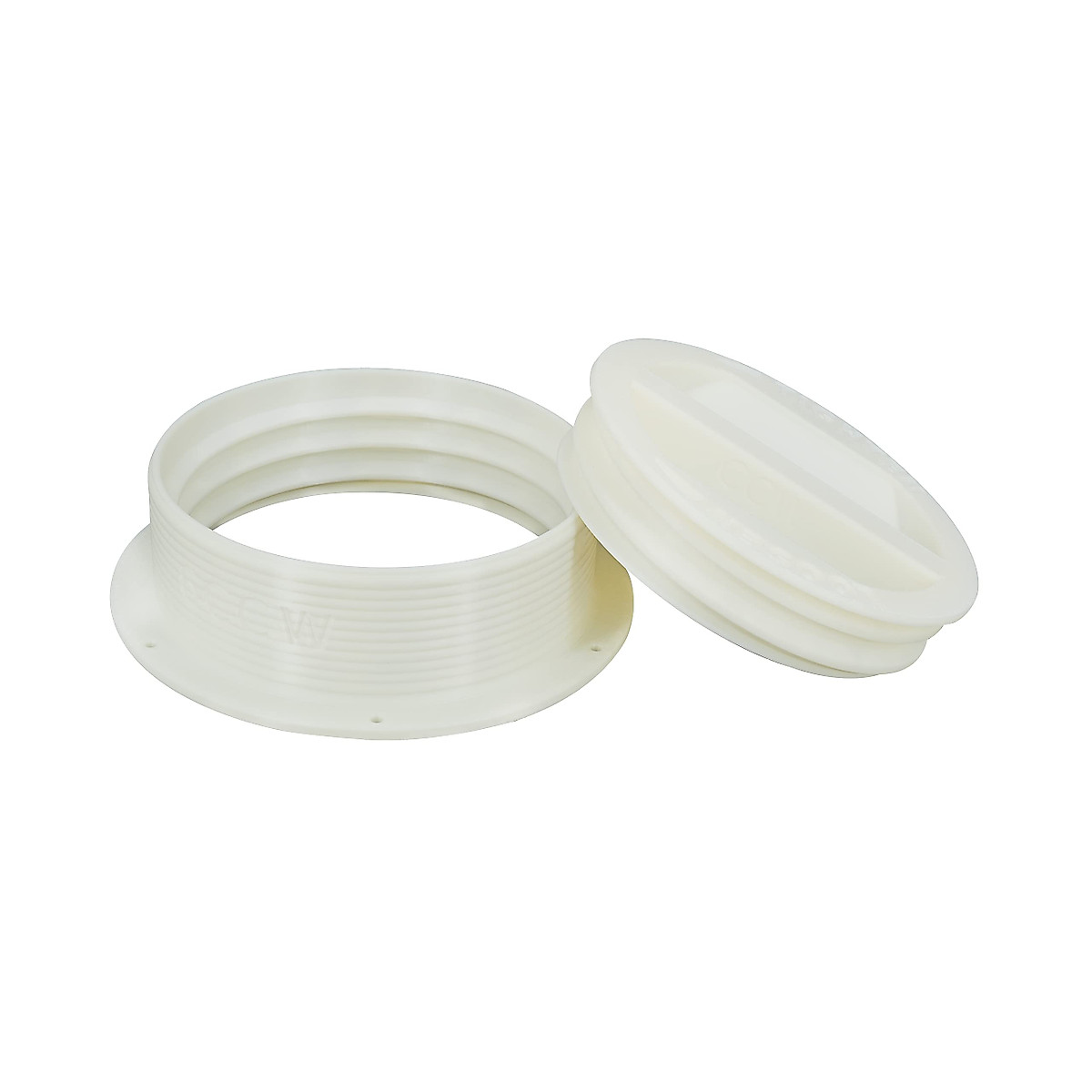 Intulon 6-inch Tube Portable AC Air Conditioner Exhaust Counter-Clockwise Thread Flange Wall Mount and Plug Bundle - 6CCWMOUNT and 6CCWPLUG (HVAC Cooling)