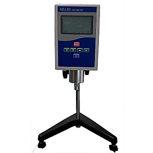 VTSYIQI Rotational Viscometer Liquid Viscosity Meter Digital Rotational Viscometer with Advanced Mechanical Design 1~100000mPa.s Accuracy ±1% 4 Viscosity Rotors Highlight LED Display