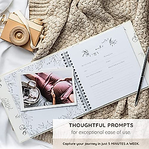Keepsake Pregnancy Journal to Cherish Forever - A Pregnancy Book to Capture Every Milestone of Mom & Baby’s 9-Month Journey - Pregnancy Baby Journal For Expecting First Time Moms & Experienced Moms
