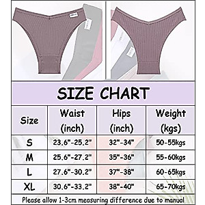 FINETOO 10 Pack Womens Cotton Underwear Sexy Stretch Bikini Panties Low Rise Hipster Ladies Soft V-Waist Cheeky S-XL