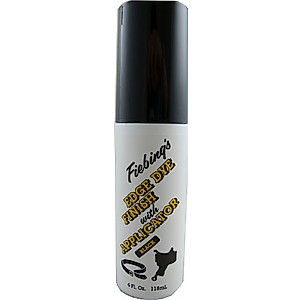 Fiebings Edge Dye Finish with Applicator, Black 4oz