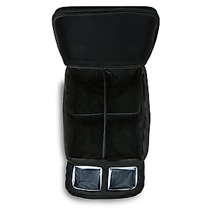 Britax Car Seat Organizer Caddy with Insulated Cup Holders | Crash Tested + 8 Mesh Pockets + Removable Center Dividers + Zipper Top