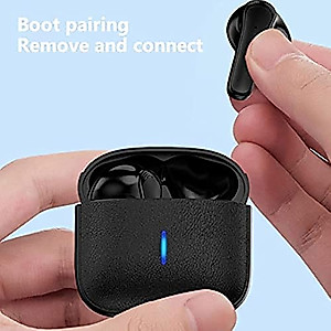 OpeCking Wireless Earbuds for iOS & Android Phones, Bluetooth 5.1 in-Ear Headphones with Extra Bass, Built-in Mic, USB Charging Case, 30hr Battery Earphones, Waterproof for Sport