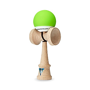 KROM Kendama POP Lime Green – Flawless Balance – Strong and Durable – Enhanced Cognitive Skills – Improved Balance, Reflexes, and Creativity – Kendama Model Pro Made For Beginners and Experts