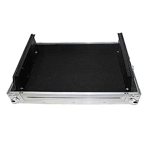 ProX X-19MIX7U ATA-300 Style 19" 7U Top Slant Rackmount Case with Removable Front Panel for Gemini CDM-4000 DJ Media Player, Silver on Black