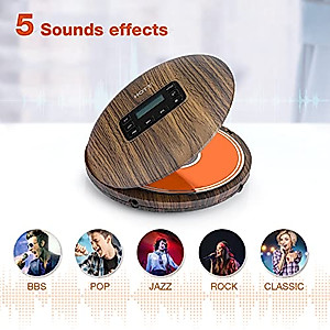 HOTT 611 CD Player Portable, Walkman Cd Player with Anti-Shock Protection, CD Player for Car, Personal CD Player for Home