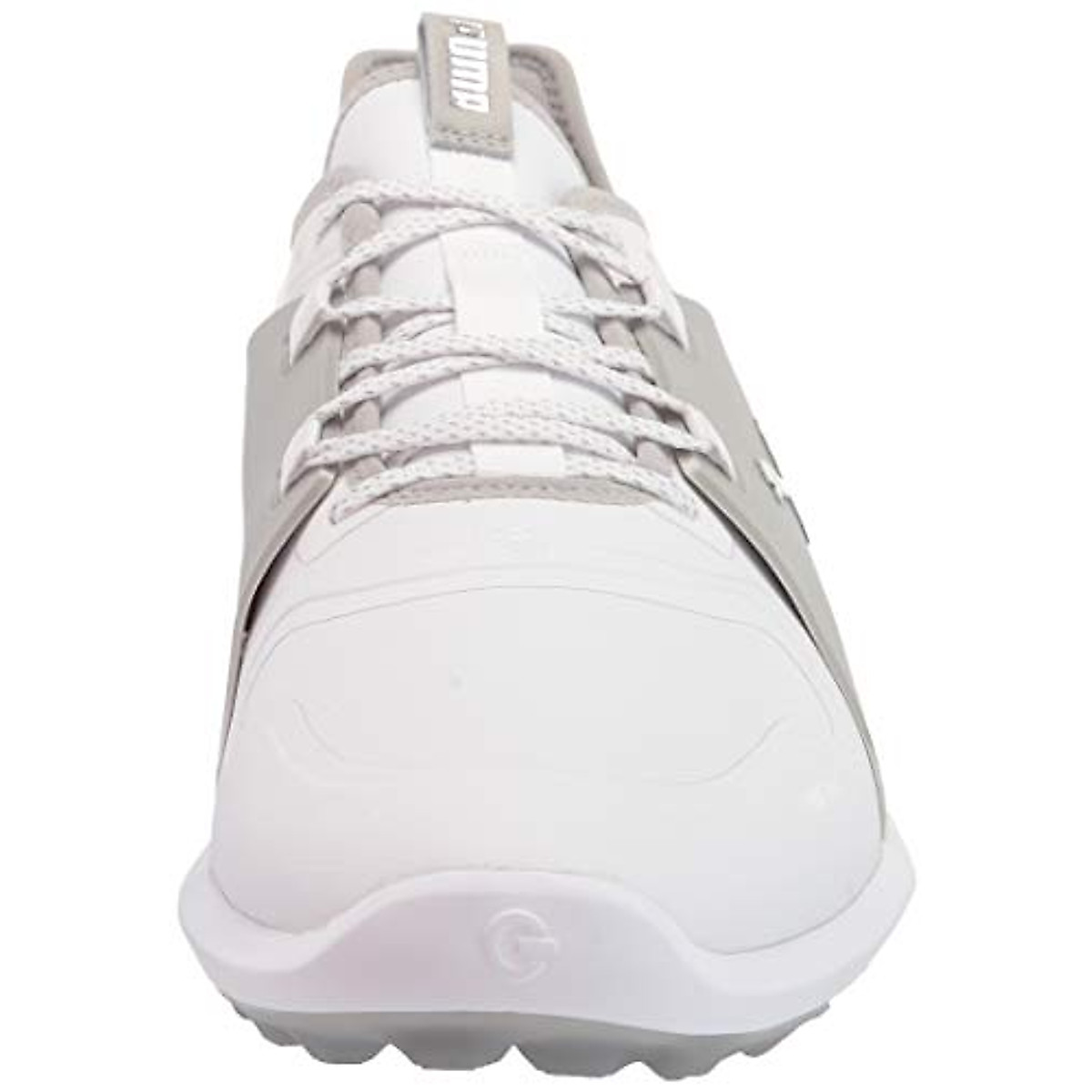 PUMA mens Ignite Fasten8 Pro Golf Shoe, Puma White-puma Silver-high Rise, 9.5 US