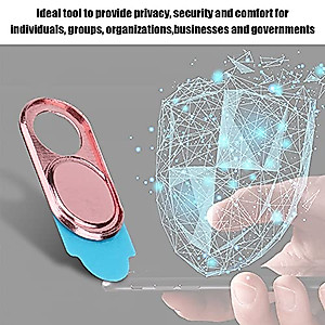 CHICIRIS Camera Protect Sticker, Comfort Webcam Protect Sticker, Mobile Phone for Phone Phone Camera Smartphone Len(Pink)