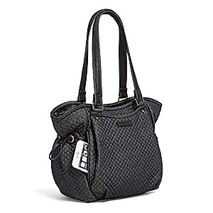 Vera Bradley Women's Denim Glenna Satchel Purse, Denim Navy, One Size