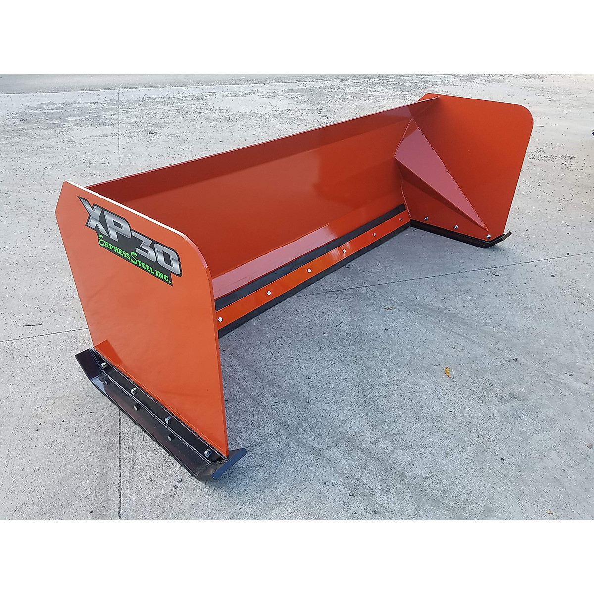 8' XP30 Skid Steer Snow Pusher Kubota Orange