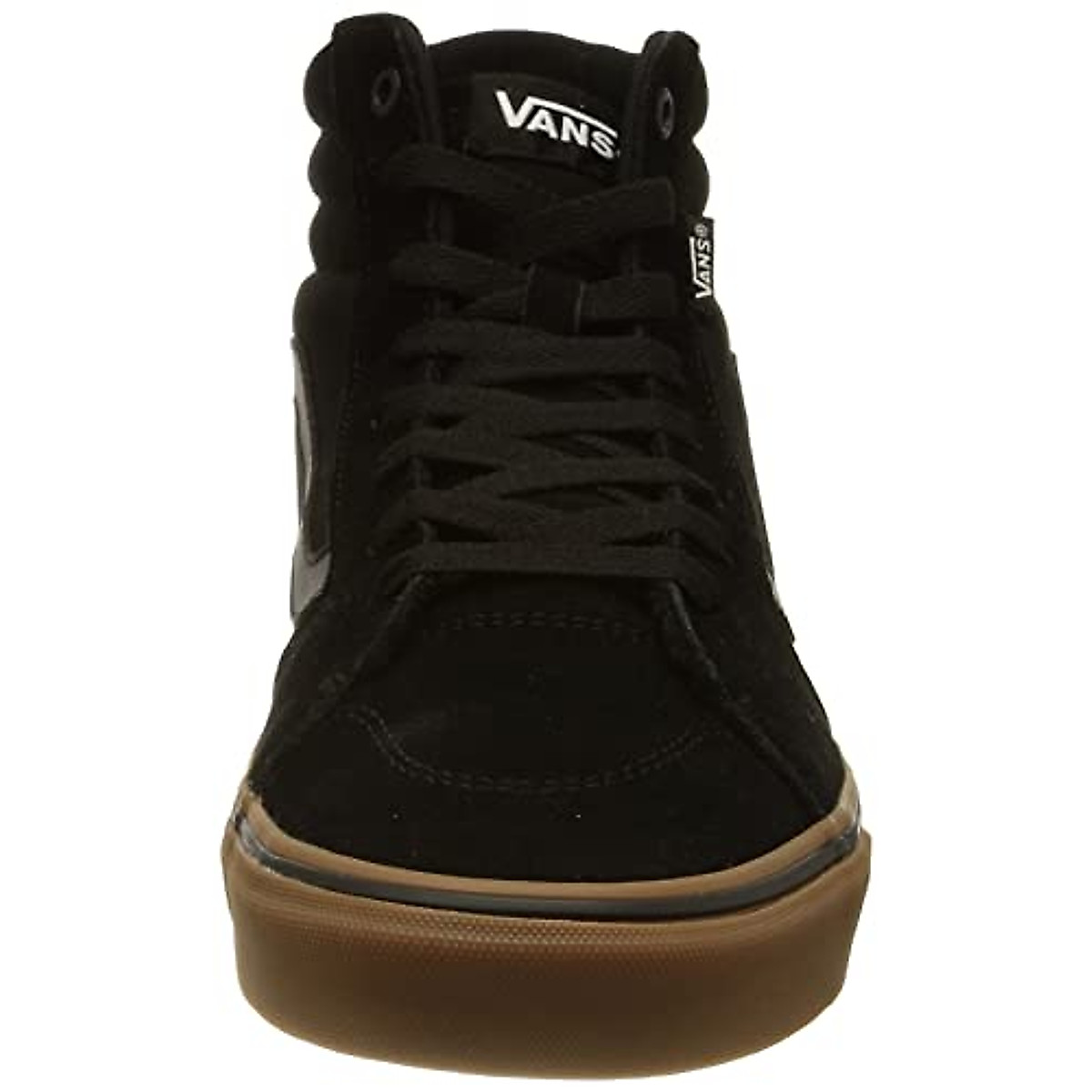 Vans Men's Sneaker, Suede Canvas Black Gum, 12
