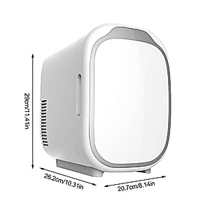 YAARN Small Fridge for Bedroom Mini Small Refrigerator Portable Thermoelectric Cooler