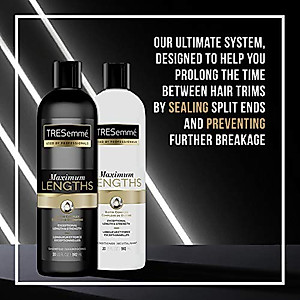 TRESemmé Conditioner for Split Ends and Dry Hair Max Lengths with Biotin Seals Split Ends, 20 Fl Oz (Pack of 2)