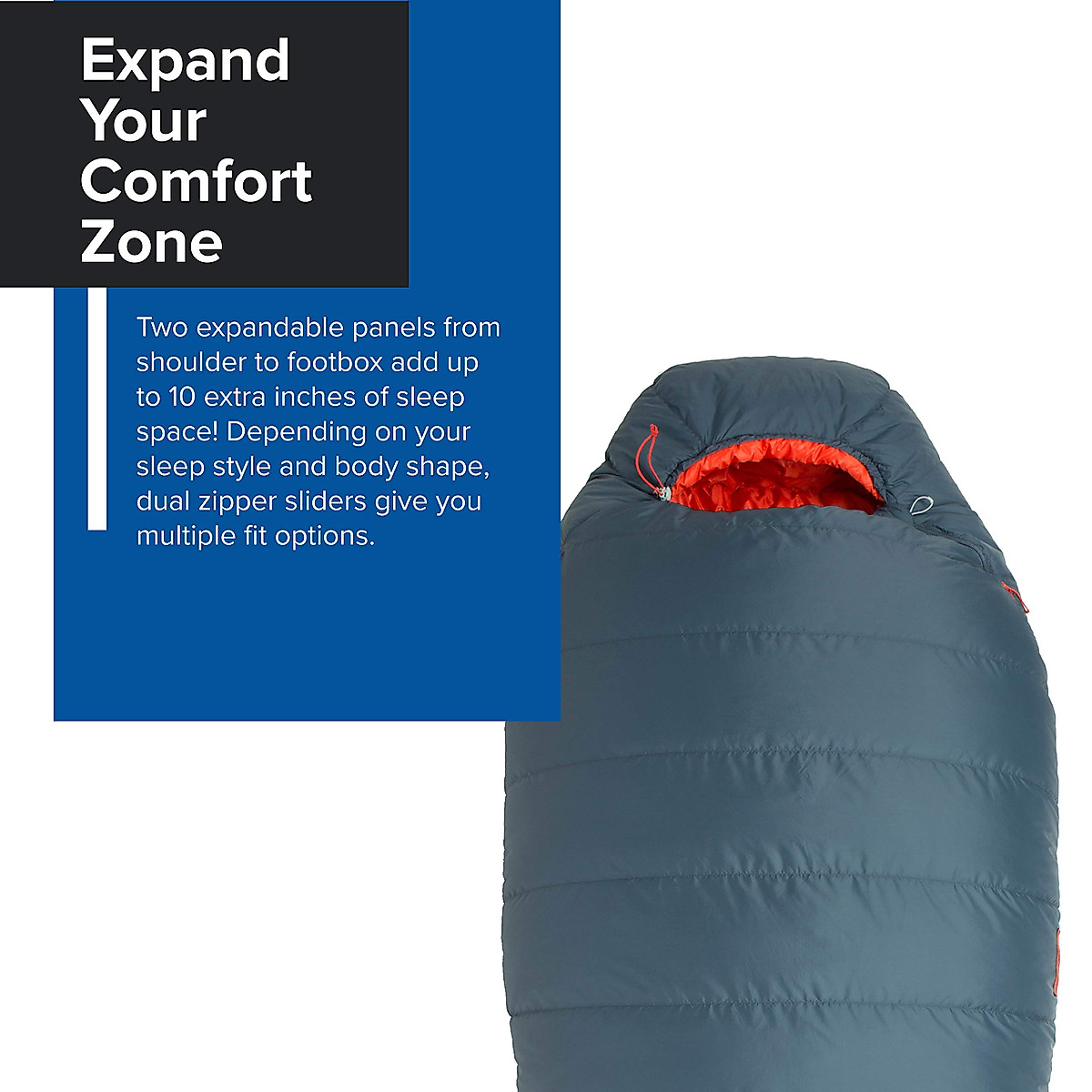 Big Agnes Torchlight (600 DownTek) Sleeping Bag, 20 Degree, Regular