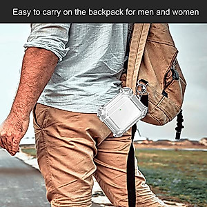 Compatible with Airpods Pro 2 Case Clear, Apple Airpod Pro 2nd Generation Case for Women Men, Airpod Pro 2 Case 2022 Transparent with Keychain Cute, Air Pods Pro 2 Gen Cases Cover Clear Protective