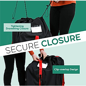 reperkid Premium Car Seat Travel Bag for Airplane - Durable, Universal Fit, Water-Resistant Gate Check Bag with Adjustable Carry Straps - for Safe and Hassle-Free Travel