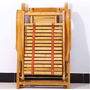Folding Chair, Bamboo Rocking Chair, Recliner, Adult Rocking Chair, Folding Recliner, Balcony Rocking Chair, Lunch Break, Leisure Bamboo Chair