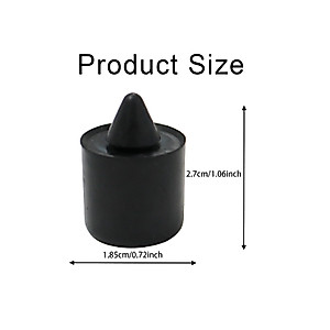 16.5MM Automotive Exterior Rubber Bumpers Stop Cushion Repair Set fit for Ford F150 Ranger 2004-2011 Lincoln W705903S300 W705903-02SAR1201ABK 4Pack