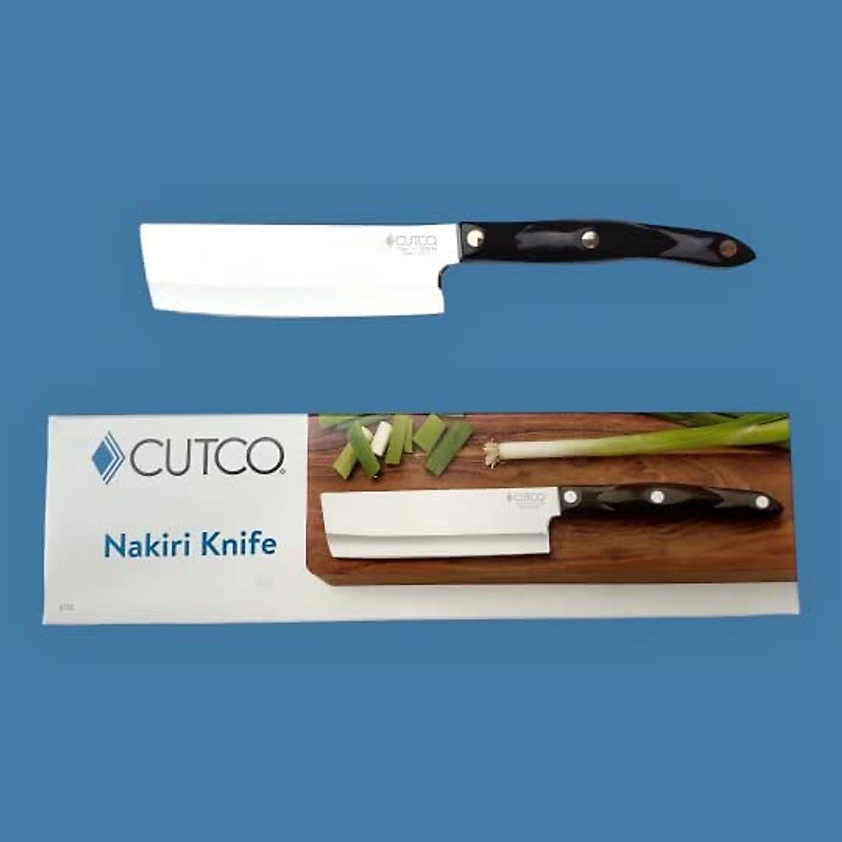 Cutco Nakiri Knife-This is THE knife for vegetable prep. Designed for clean slicing, chopping and dicing of fruits and vegetables