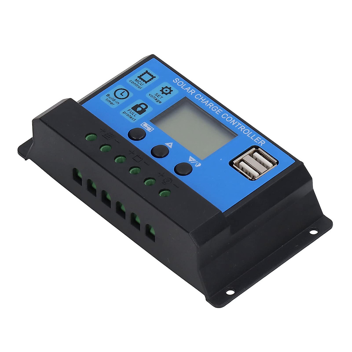 12V 24V Solar Panel Controller MPPT Solar Controller Photovoltaic Regulator LCD Display MPPT Solar Charger Aluminum Alloy Shell (100A)