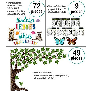 Schoolgirl Style Woodland Whimsy Collection—Bulletin Boards, Bulletin Board Borders, Inspirational Posters, Cutouts, Nameplates, Homeschool or Classroom Décor (374 pc)