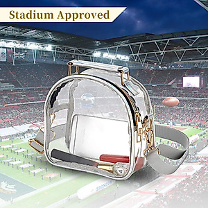 COROMAY Clear Purse for Women, Clear Bag Stadium Approved, Transparent Purse Handbag