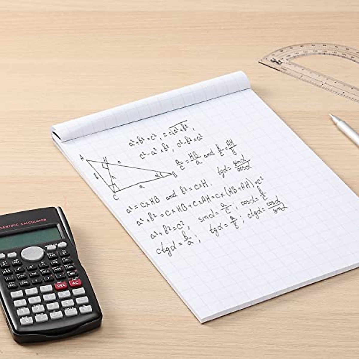 Mr. Pen- Graph Paper, 2x2 (2 Squares per inch), 8.5"x11", 55 Sheets, Grid Paper, Graphing Paper, Graph Paper Pad, Math Graph Paper, Grid Paper Pad, 1/2 Inch Graph Paper, Square Paper, Math Paper