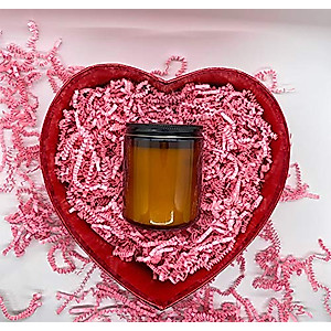 Springfill Light Pink | Crinkle Cut Paper Shred for Packaging, Gift Wrapping & Basket Filling | 1/2 LB | H&R Supplies, 8 Ounce (Pack of 1)