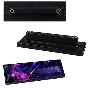 4 Pack 3.6In Double Holes Handles Pulls, Universe Starry Sky Print Decorative Kitchen Cabinet Dresser Drawer Closet Cupboard Door Handles Pulls for Home Bedroom Bathroom