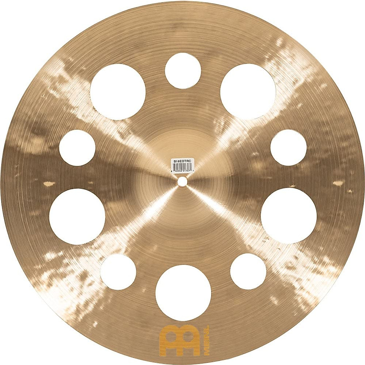 Meinl Cymbals Byzance 18" Extra Dry Thin Trash Crash — Made in Turkey — Hand Hammered B20 Bronze, 2-Year Warranty (B18EDTRC)