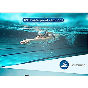 IPx8 Waterproof Headphones for Swimming MP3 Player,Enjoy Music Under Water/Running Gym Sweatproof by MIUSUK in-Ear Tree Earbuds Water-Resistant Earphones(Cost-Effective)