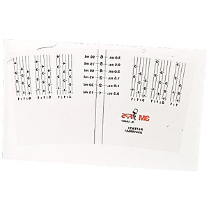 3M PPS (Original Series) Mix Ratio Insert - Generic, 16067, 3 oz, 10 inserts per pack