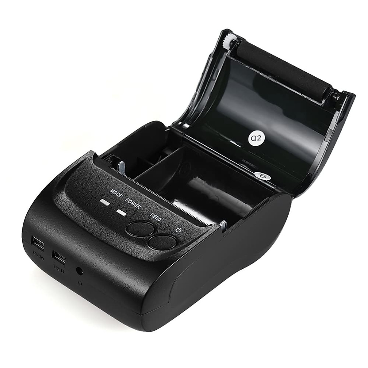 BUZHI Wireless Printer for iPhone, POS-5802DD Mini Portable Wireless USB Thermal Printer Receipt Ticket POS Printing for iOS Android Windows