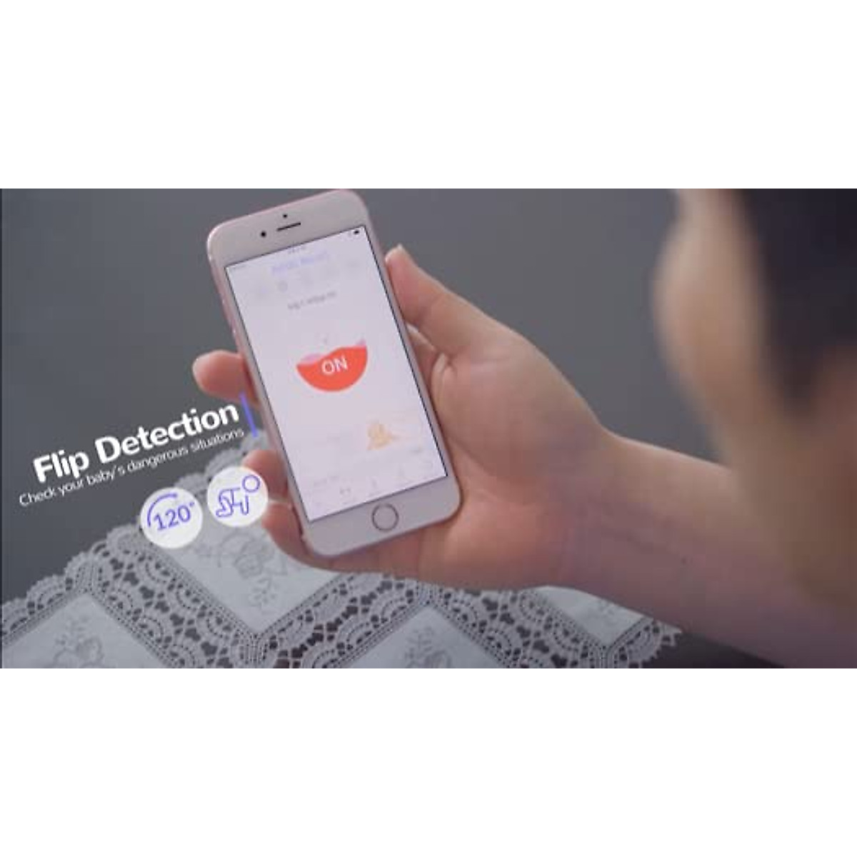 AKOi Heart Real Time Baby Care Alarm System, Baby Monitoring Sensor, Breathing Monitor, Rollover Monitor, Diaper Monitor