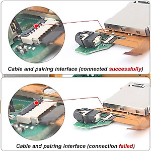 Replacement Game Cartridge Card Reader Slot Compatible with Nintendo Switch Lite, Accessory Parts with Fix Tools