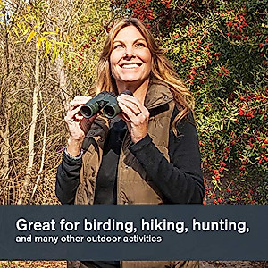 Celestron – Nature DX 8x42 Binoculars with Bonus Lens Cleaning Kit – Outdoor and Birding Binocular – Fully Multi-Coated Optics with Phase Coated Prisms – Rubber Armored – Fog & Waterproof Binoculars