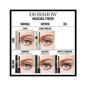 Christian Dior Diorshow Pump N Volume Mascara - 090 Black Pump for Women - 0.21 oz Mascara