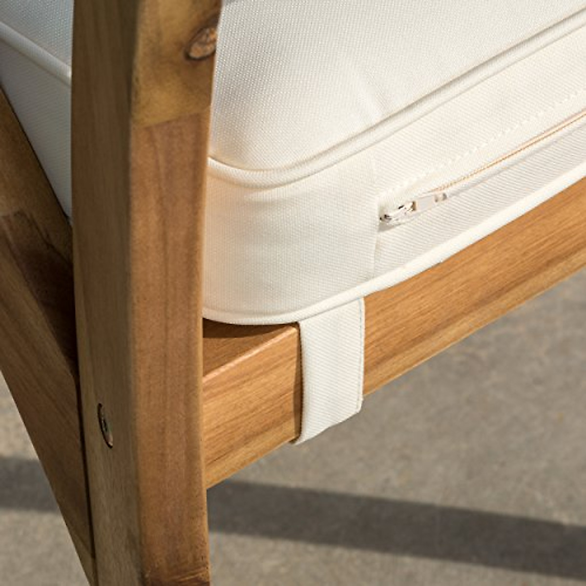 Christopher Knight Home Coronado Acacia Wood Bistro Set, 3-Pcs Set, Teak Finish