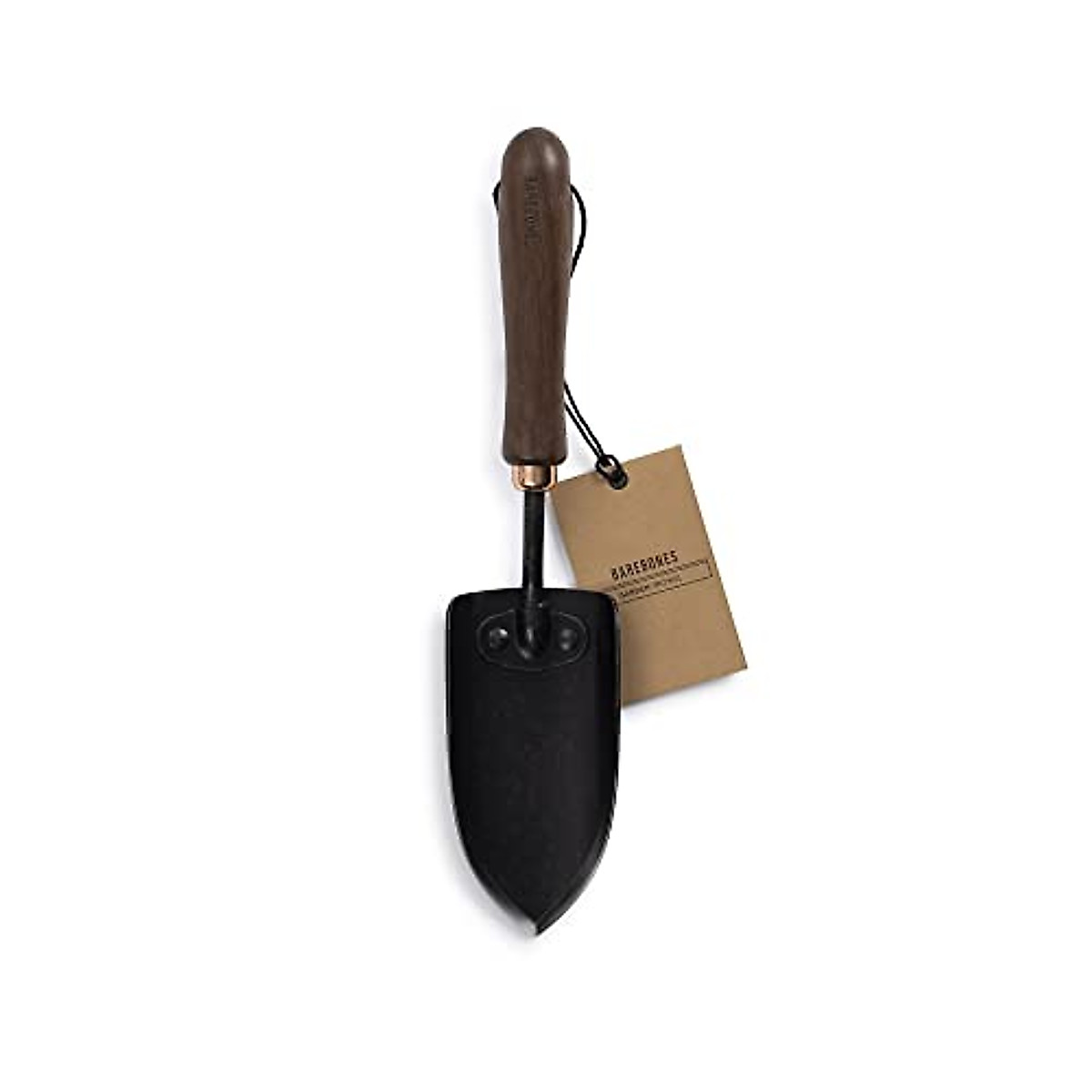 Barebones, Walnut Spade, Ergonomic Stainless Steel Blade