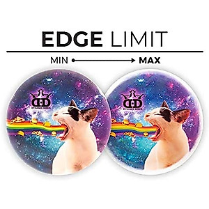 Dynamic Discs DyeMax Laser Kitty Disc Golf, Frisbee Discs Golf Drivers, 170g+, Stamp Colors Will Vary, Fuzion Captain