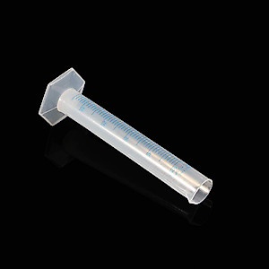 XISAOK 50mL Measuring Cylinder Laboratory Test Graduated Liquid Trial Tube Jar Tool New